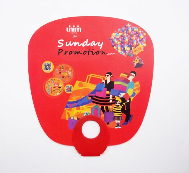 Custom PP Hand Fan Full Color Cheap Hand Fans for Wedding O Handle