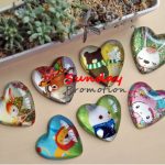 Custom Transparent Glass Fridge Magnet Manufacturer