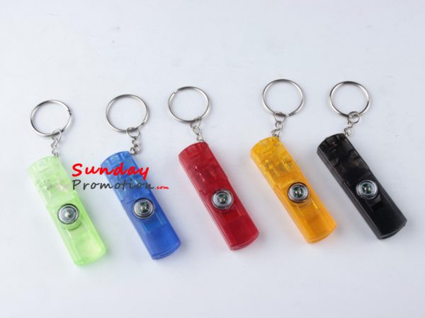 Custom Promotional Keychains with Whistle and Compass and LED Light