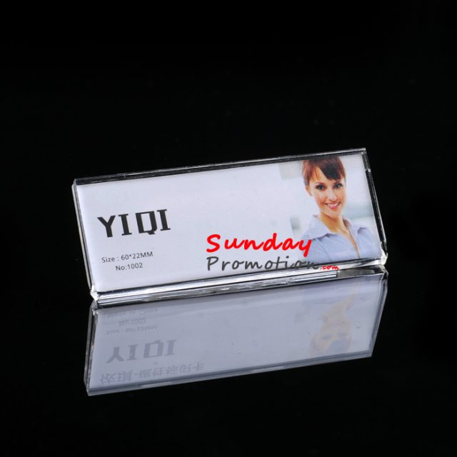 Cheap Name Badges Online Acrylic Name Badges Maker 60*22mm