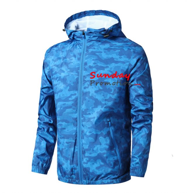 Customized Camouflage Team Jackets with Logo Print Manufacturer